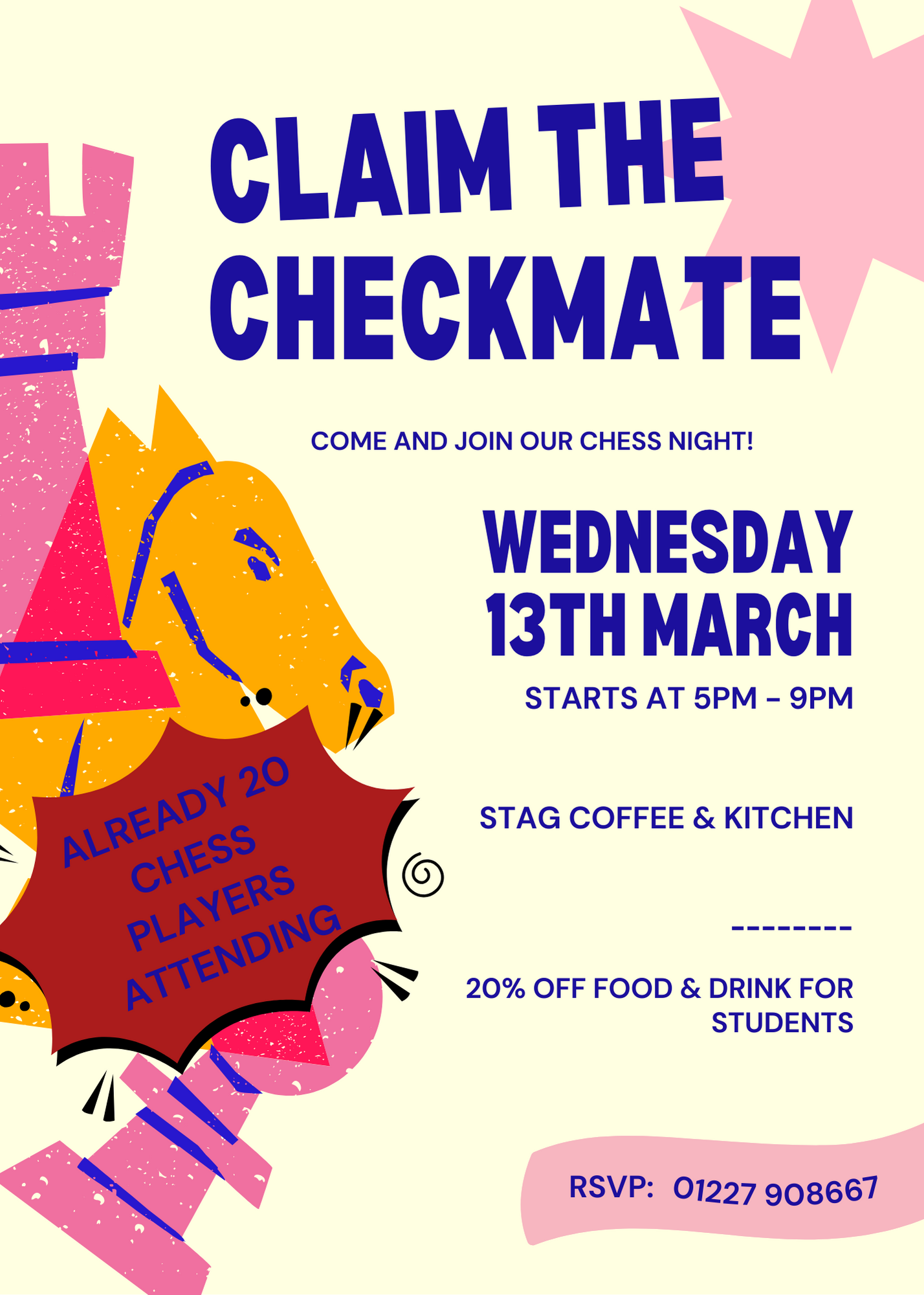 Latest Events and Menus at Stag Coffee & Kitchen in Canterbury